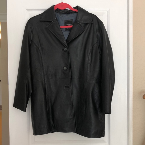 Colebrook | Jackets & Coats | Black Leather Jacket | Poshmark